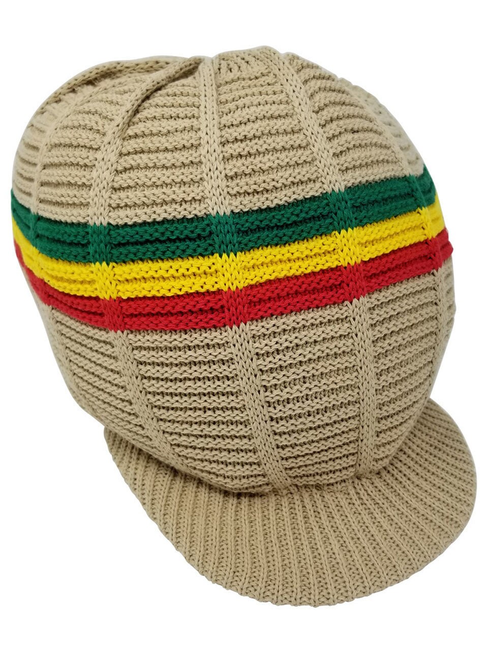 Medium Dreadlock Rastaman Hats - Black - Beige - Red Yellow Green ...