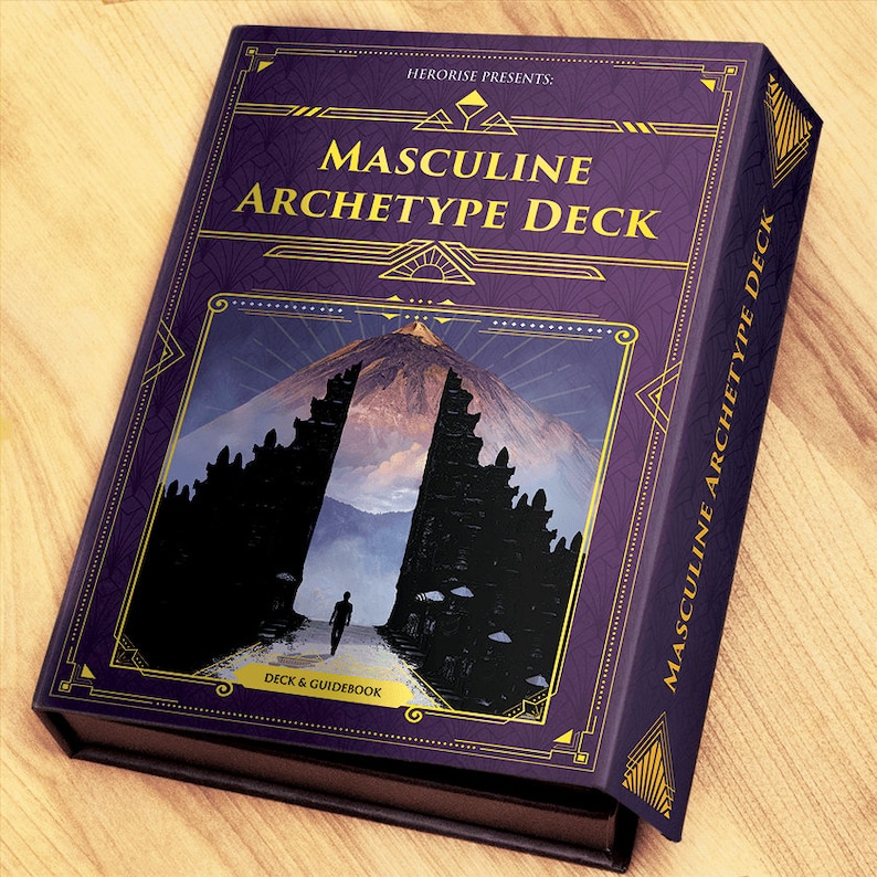 MASCULINE ARCHETYPE DECK : Empowering Positive Masculinity Oracle Deck ...