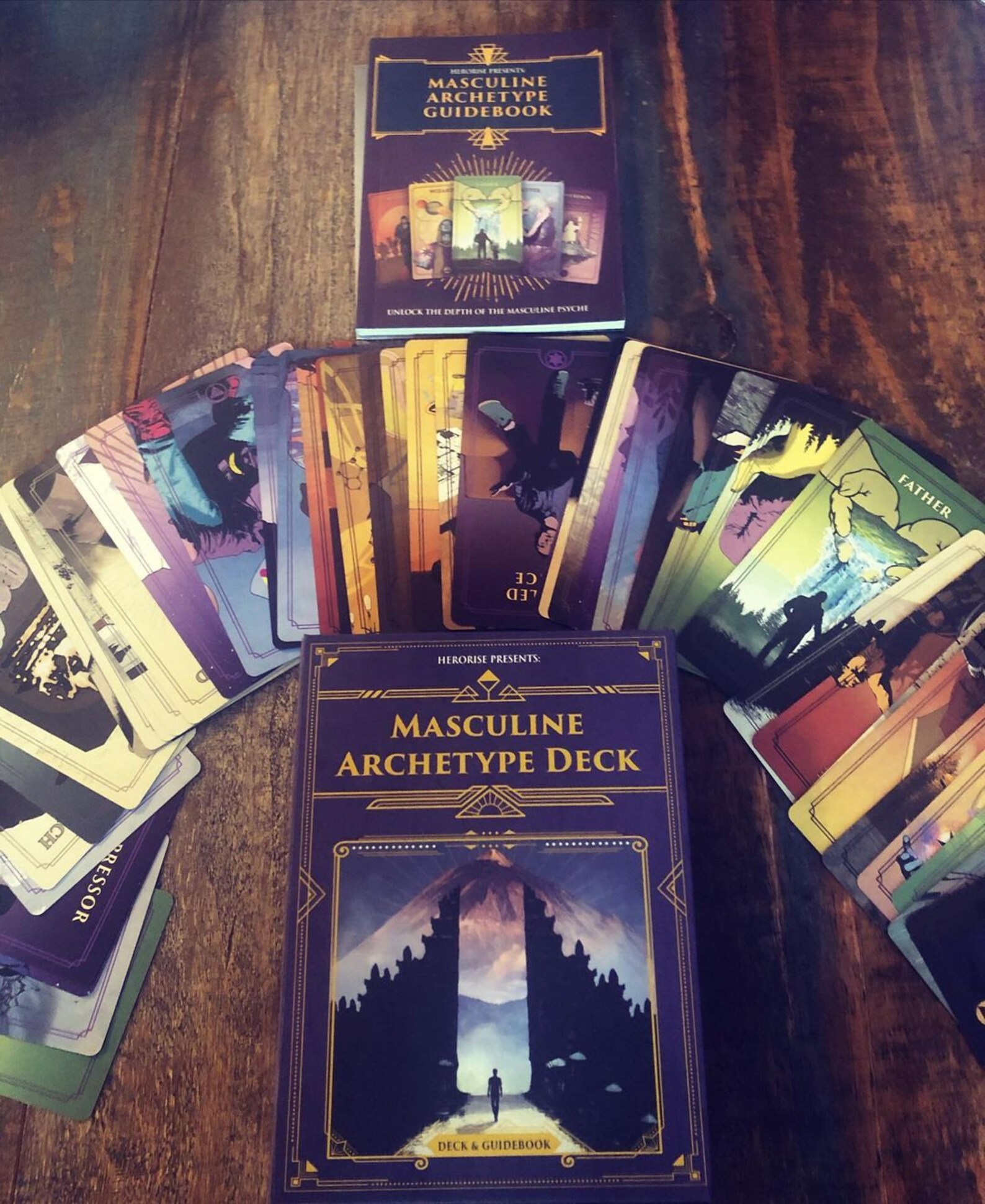 MASCULINE ARCHETYPE DECK : Empowering Positive Masculinity Oracle Deck ...