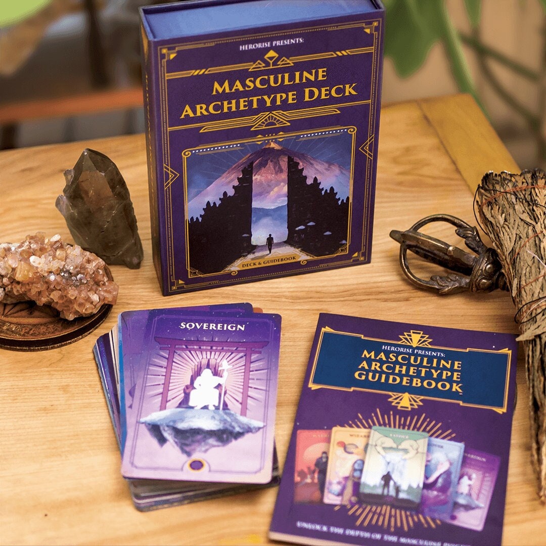 MASCULINE ARCHETYPE DECK : Empowering Positive Masculinity Oracle Deck ...