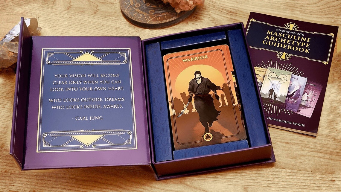 MASCULINE ARCHETYPE DECK : Empowering Positive Masculinity Oracle Deck ...
