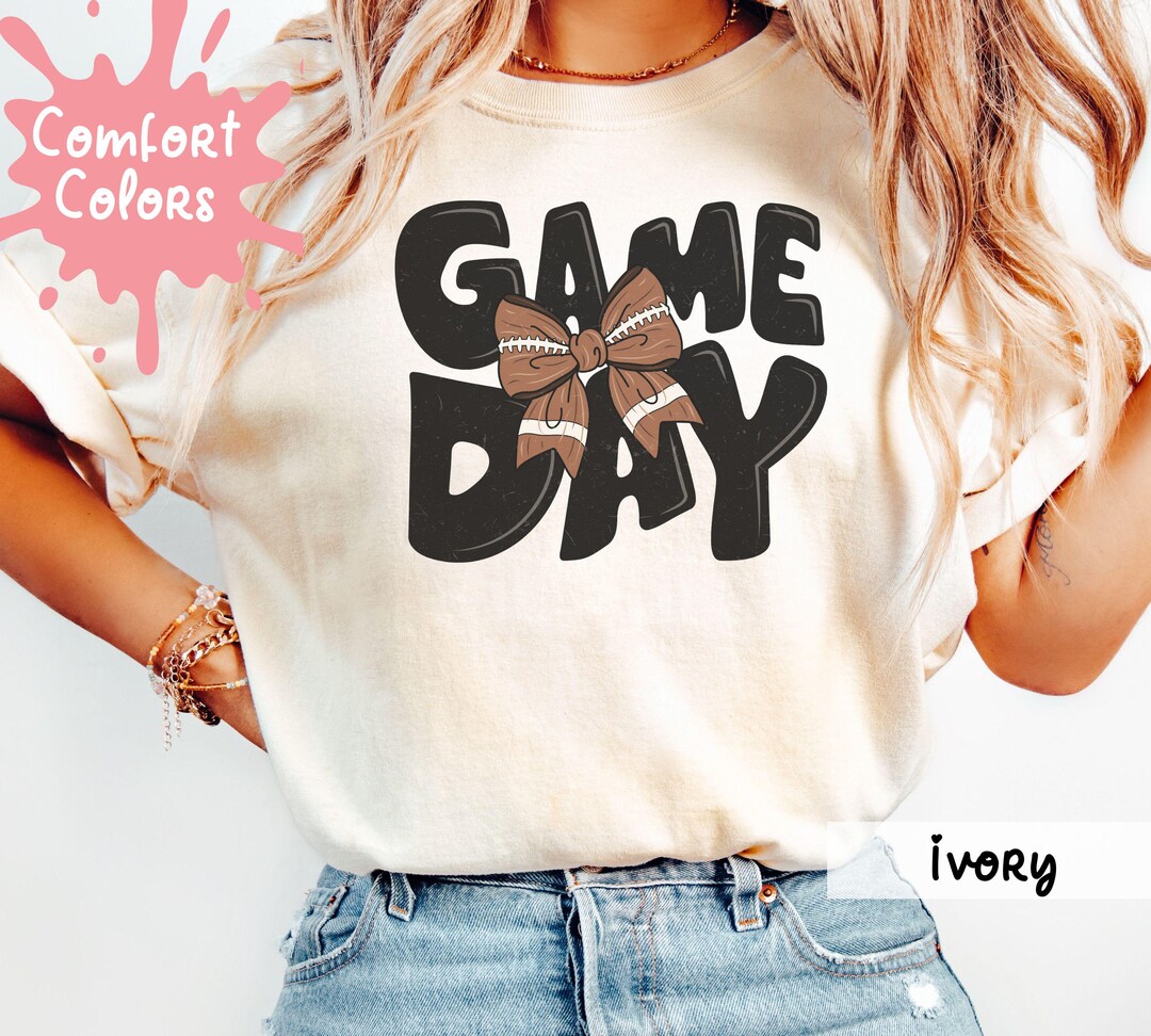 Comfort Colors®, Gameday Shirt, Football Mom Shirt, Football Shirt ...