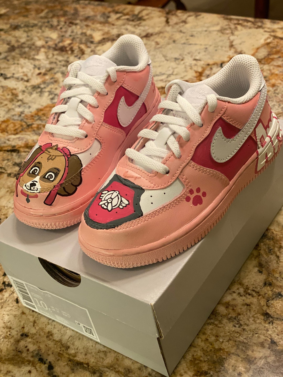Paw Patrol Custom Air Forces 1s girl - Etsy