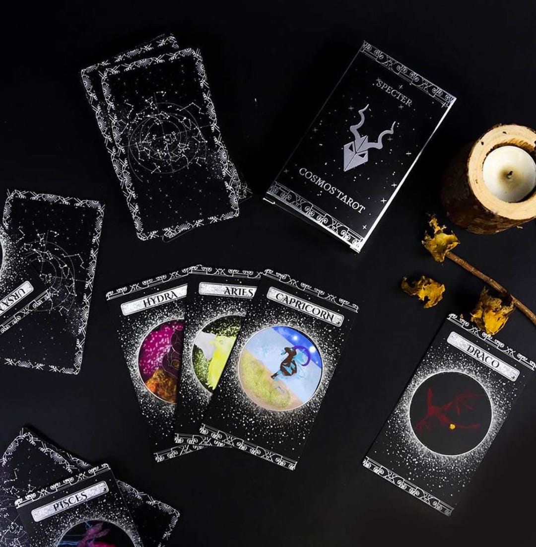Oracle Deck, Tarot Deck, Outer Space Theme L Specter Cosmos Tarot L ...