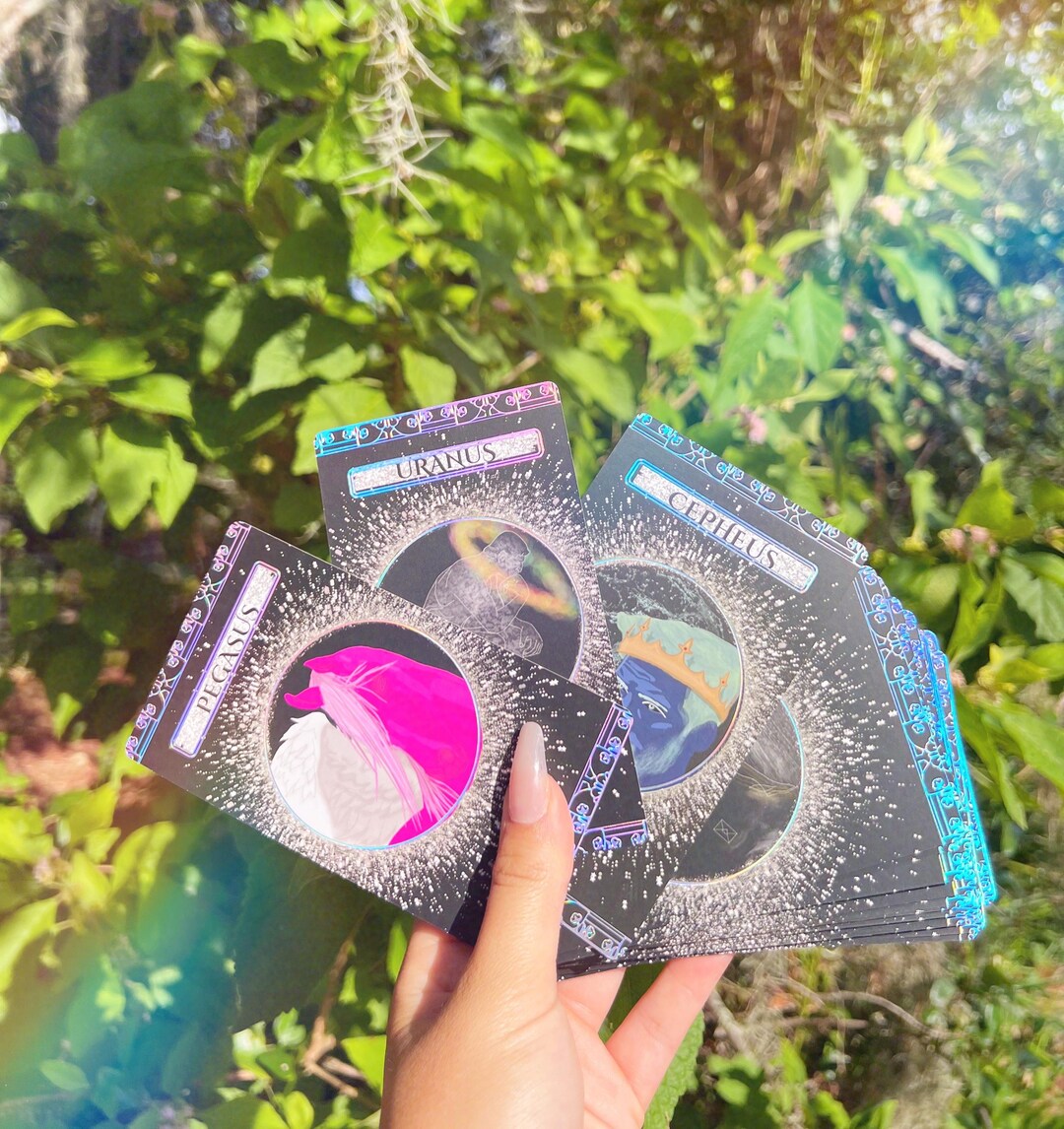 Black Oracle Deck, Black Tarot Deck, Celestial Tarot, Celestial Oracle ...