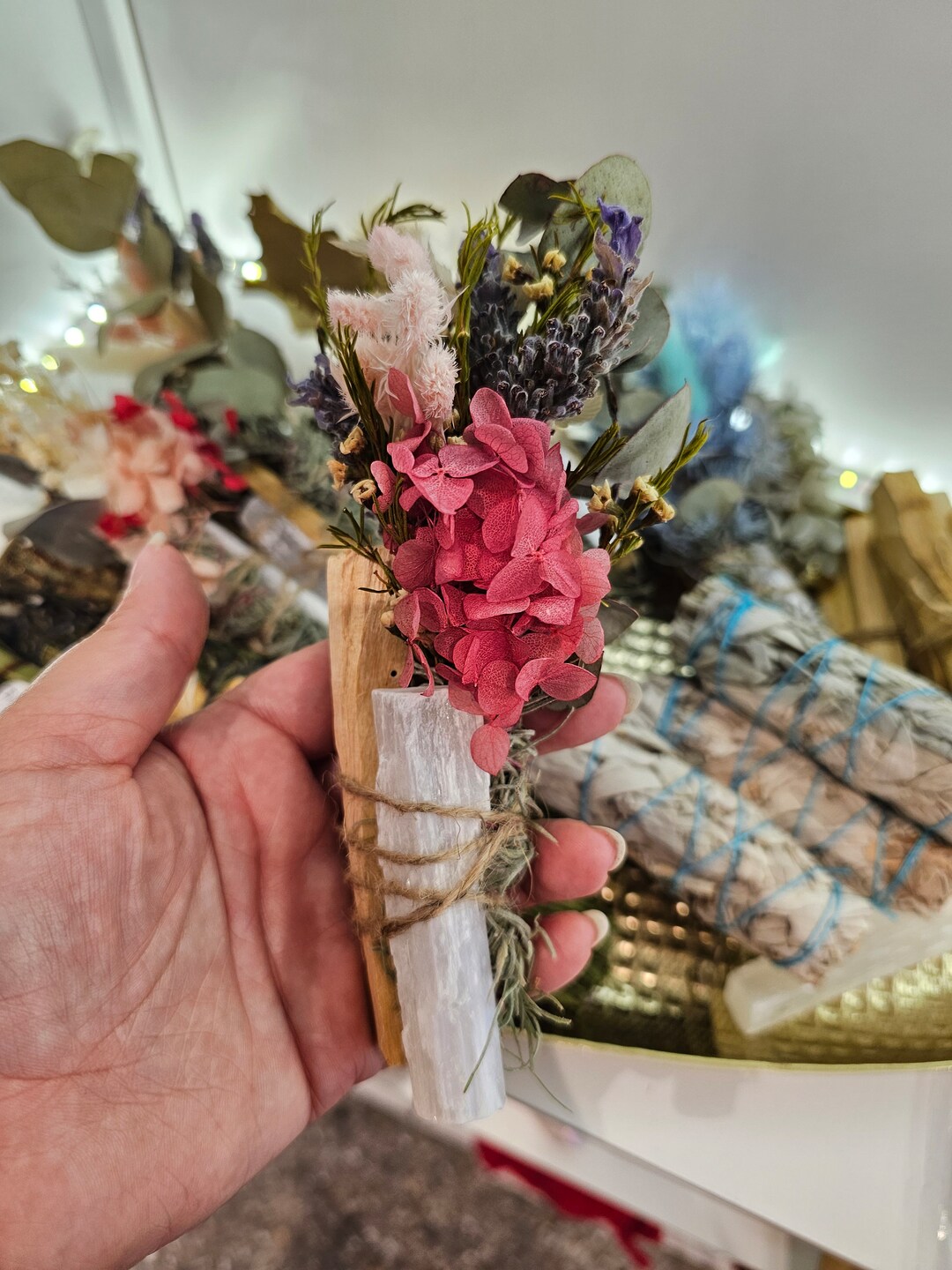 Smudge Bouquets / Dried Flowers With Cleansing Sticks - Etsy