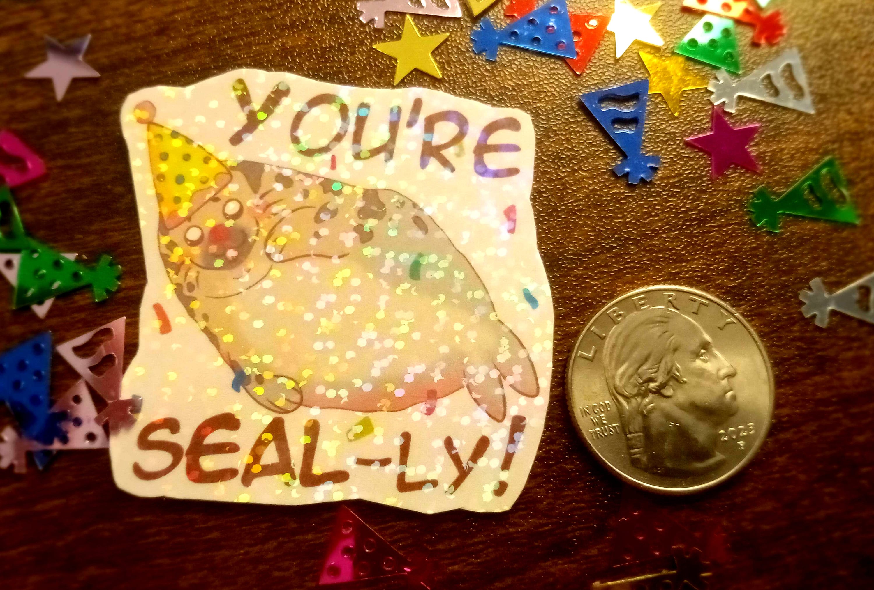 You're Seal-ly Pun Sticker- Pundle Bundle Series One - Etsy