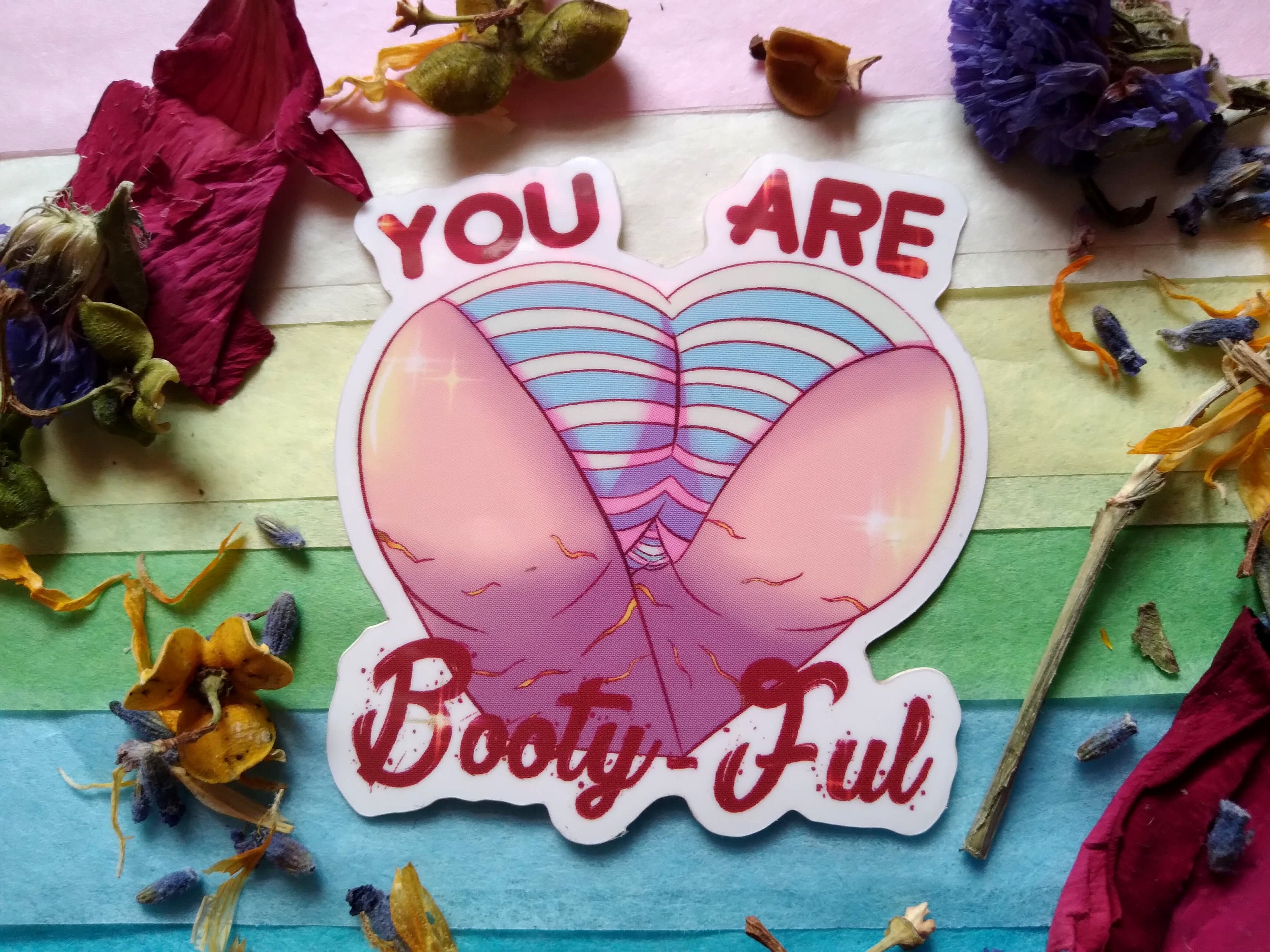 Booty Full Sticker Etsy