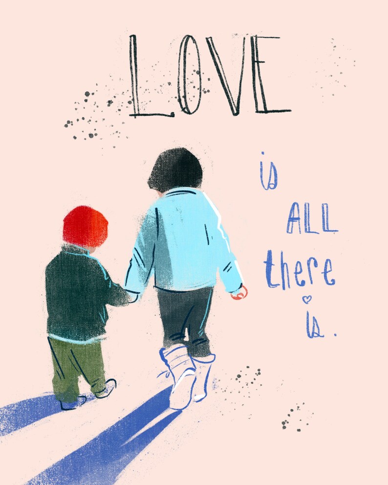 Love is All There is Print - Etsy