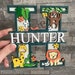 Personalised Jungle/safari Themed Door Sign/wall Decor, Personalised ...