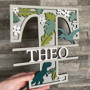 Personalised Dinosaur Themed Door Sign/wall Decor - Etsy