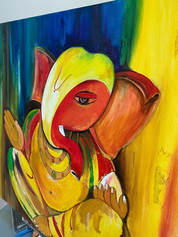 Modern Art Paintings Of Lord Ganesha