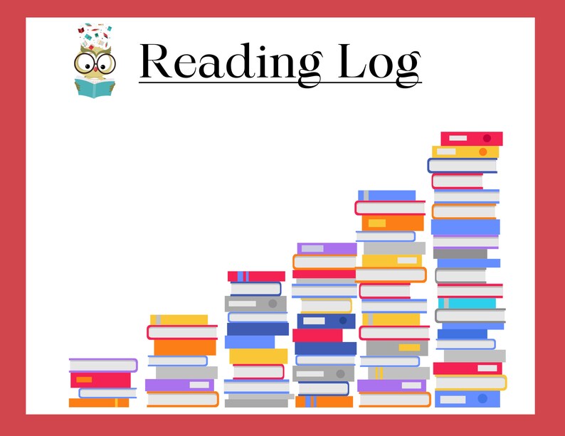 Reading Log - Etsy