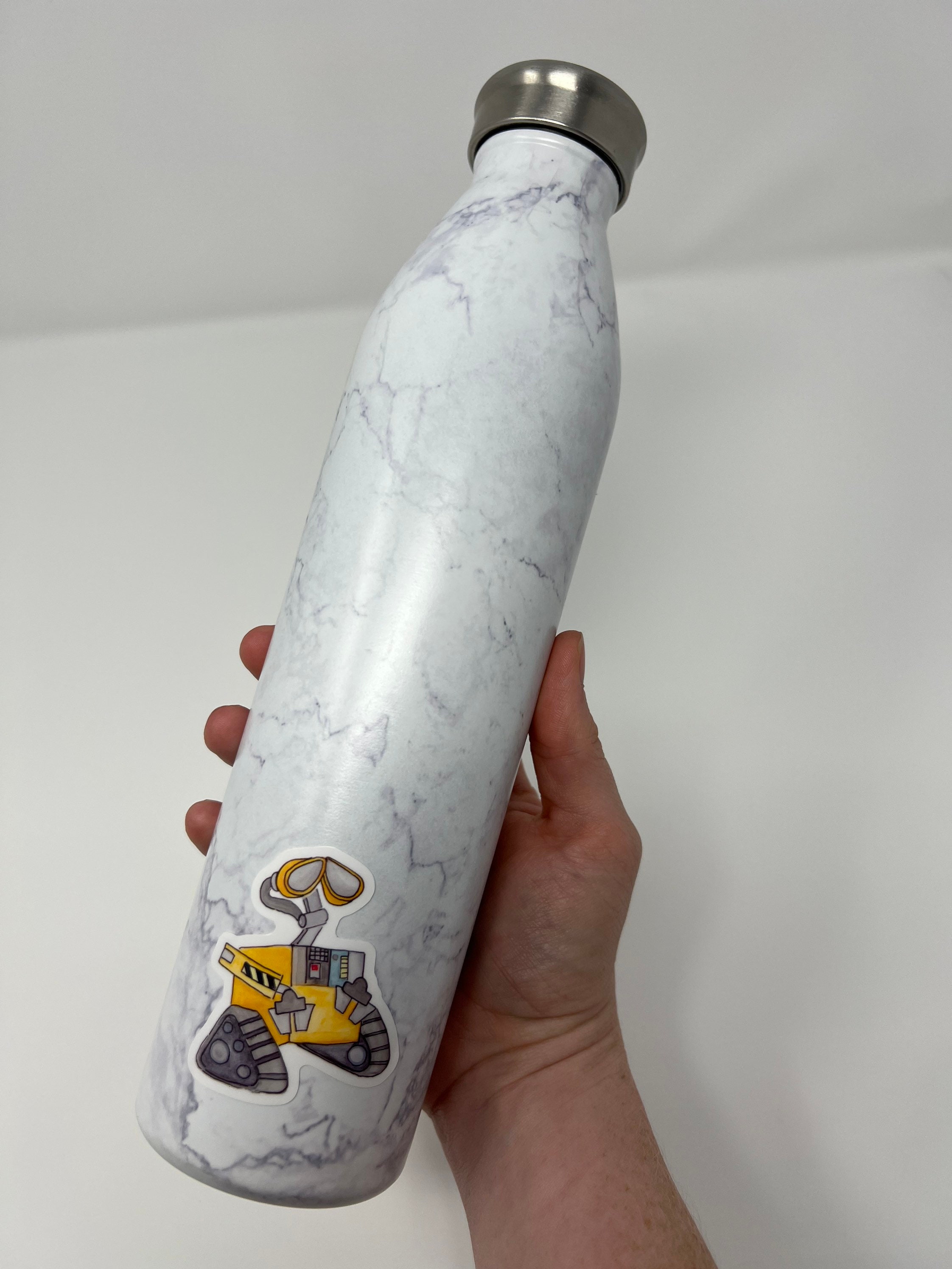 Disney’s Wall-e Vinyl Waterproof Sticker, Wall-e Watercolor Painting ...
