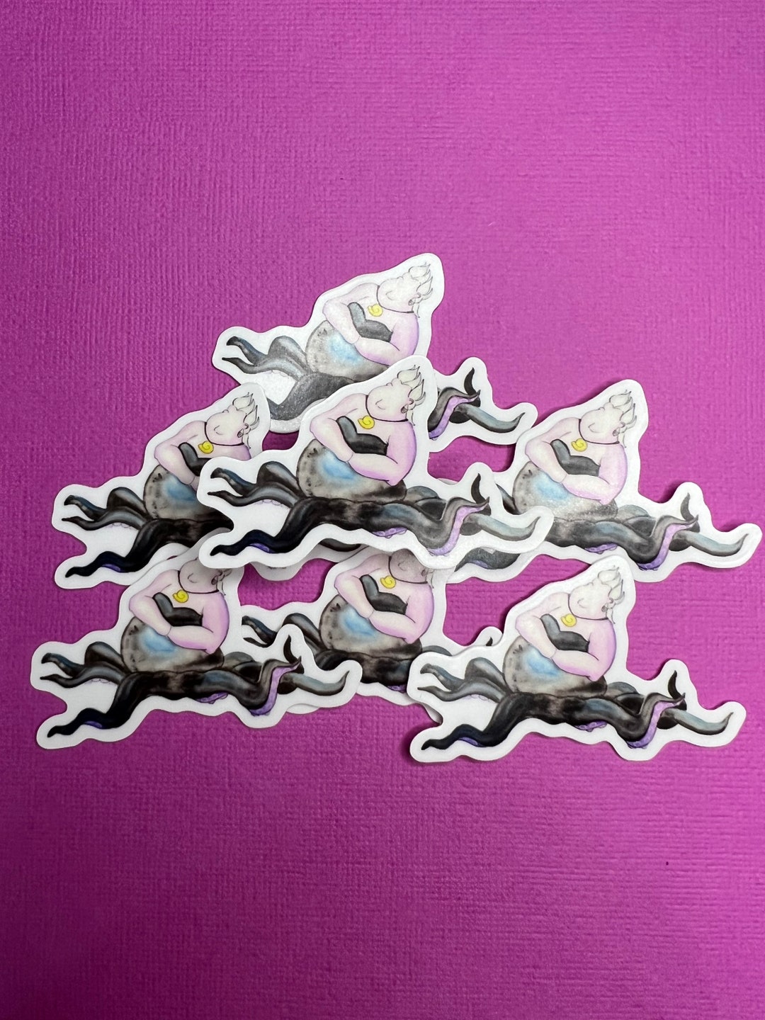 Faceless Water Color, Waterproof, Vinyl Sticker, Under the Sea, Little ...