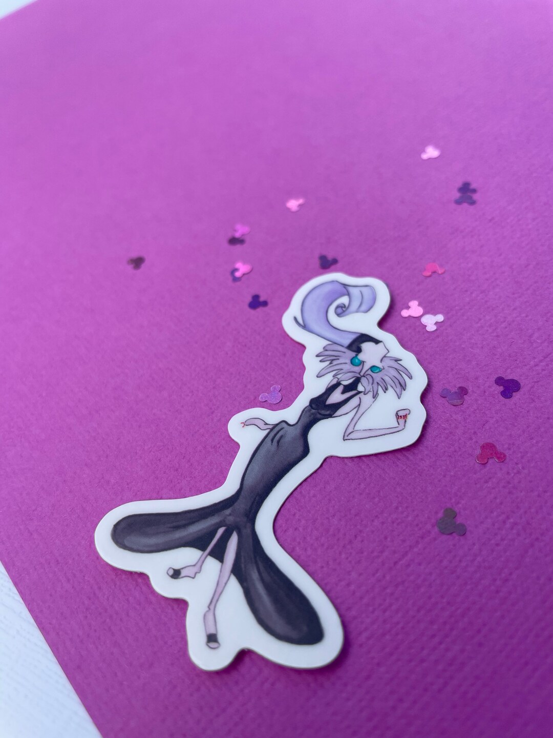 Yzma Villain Vinyl Waterproof Sticker, Emperors New Groove, Disney ...