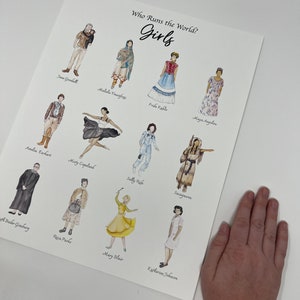 Women in History, Famous Women, 11x14 Watercolor Print Poster, Who Run ...