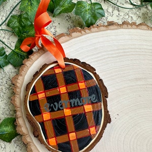 TAYLOR SWIFT Evermore Album Cover Hand-painted, Double-sided Wood Slice ...