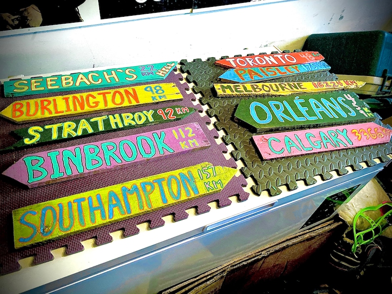 Destination Direction Signs - Etsy