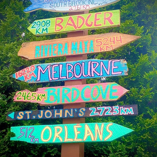 Destination Direction Signs - Etsy