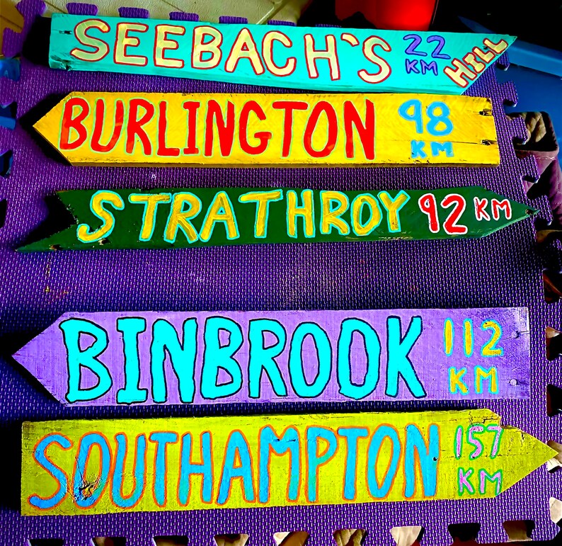 Destination Direction Signs - Etsy