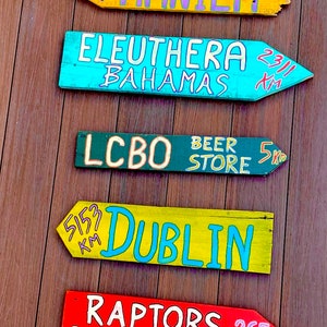 Destination Direction Signs - Etsy