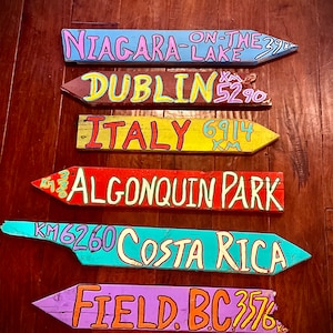 Destination Direction Signs - Etsy