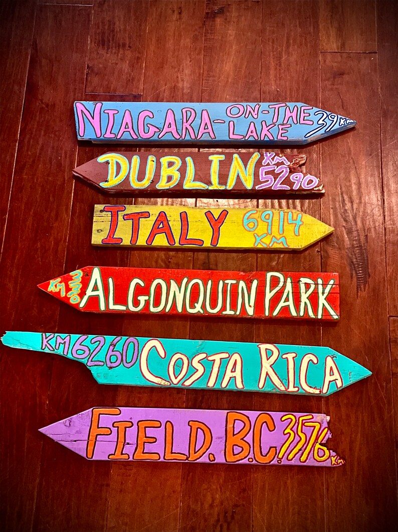 Destination Direction Signs - Etsy