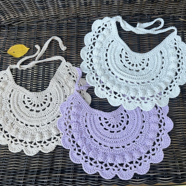 Crochet Bib - Etsy
