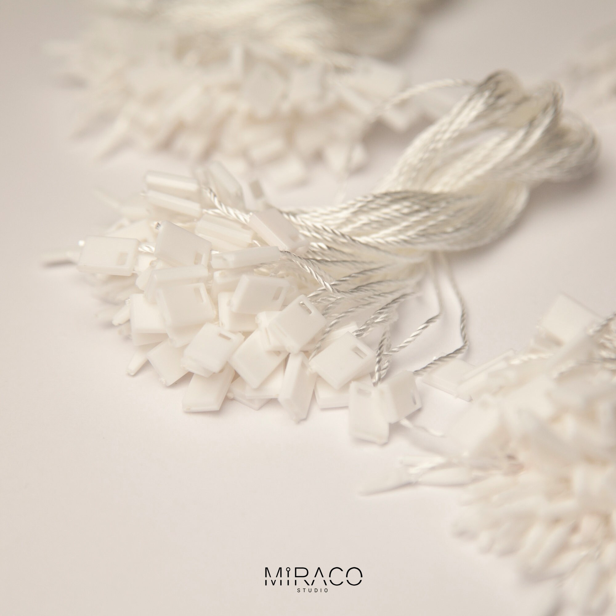 White Nylon String, Hang Tag Strings, Secure Attachments for Clothes ...