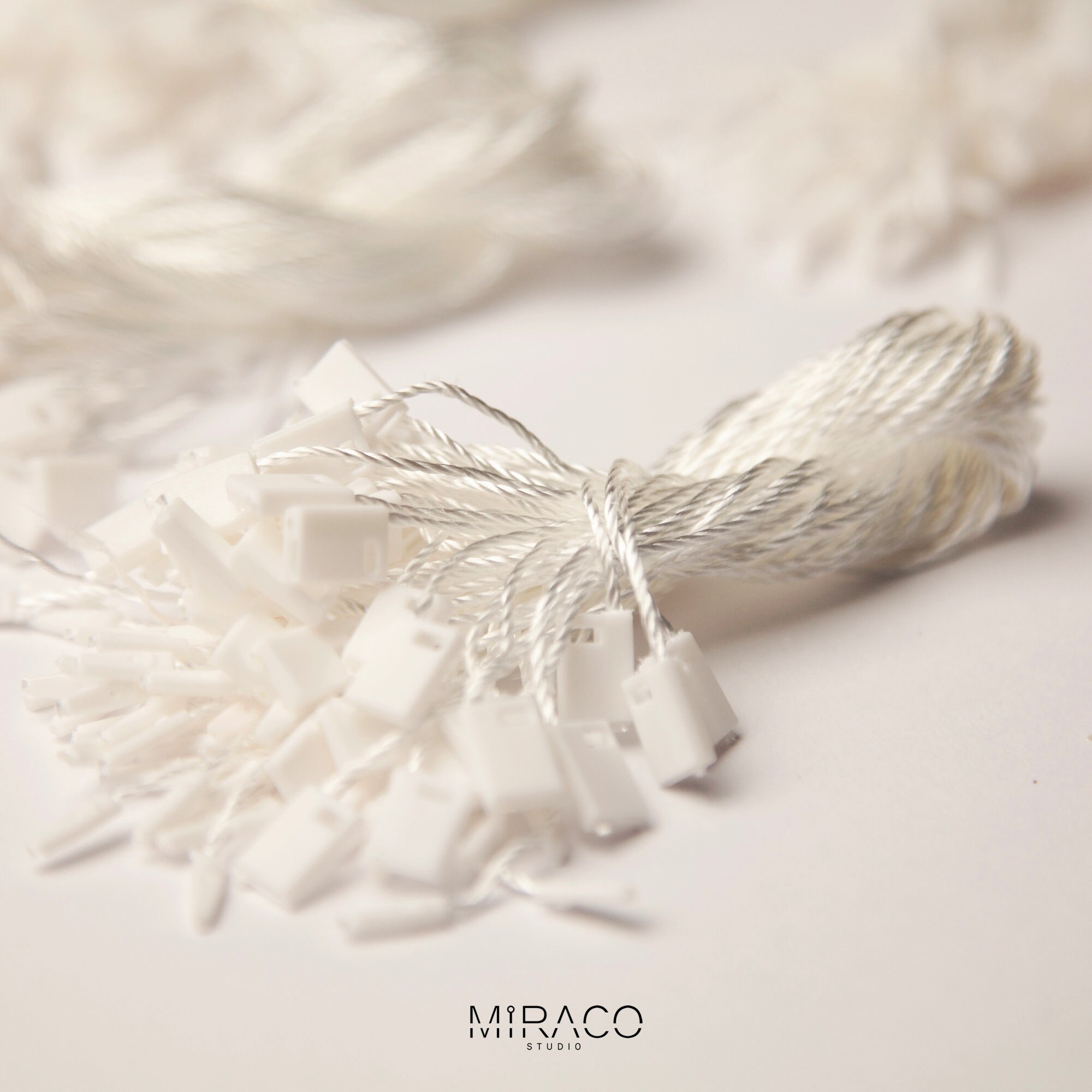 White Nylon String, Hang Tag Strings, Secure Attachments for Clothes ...