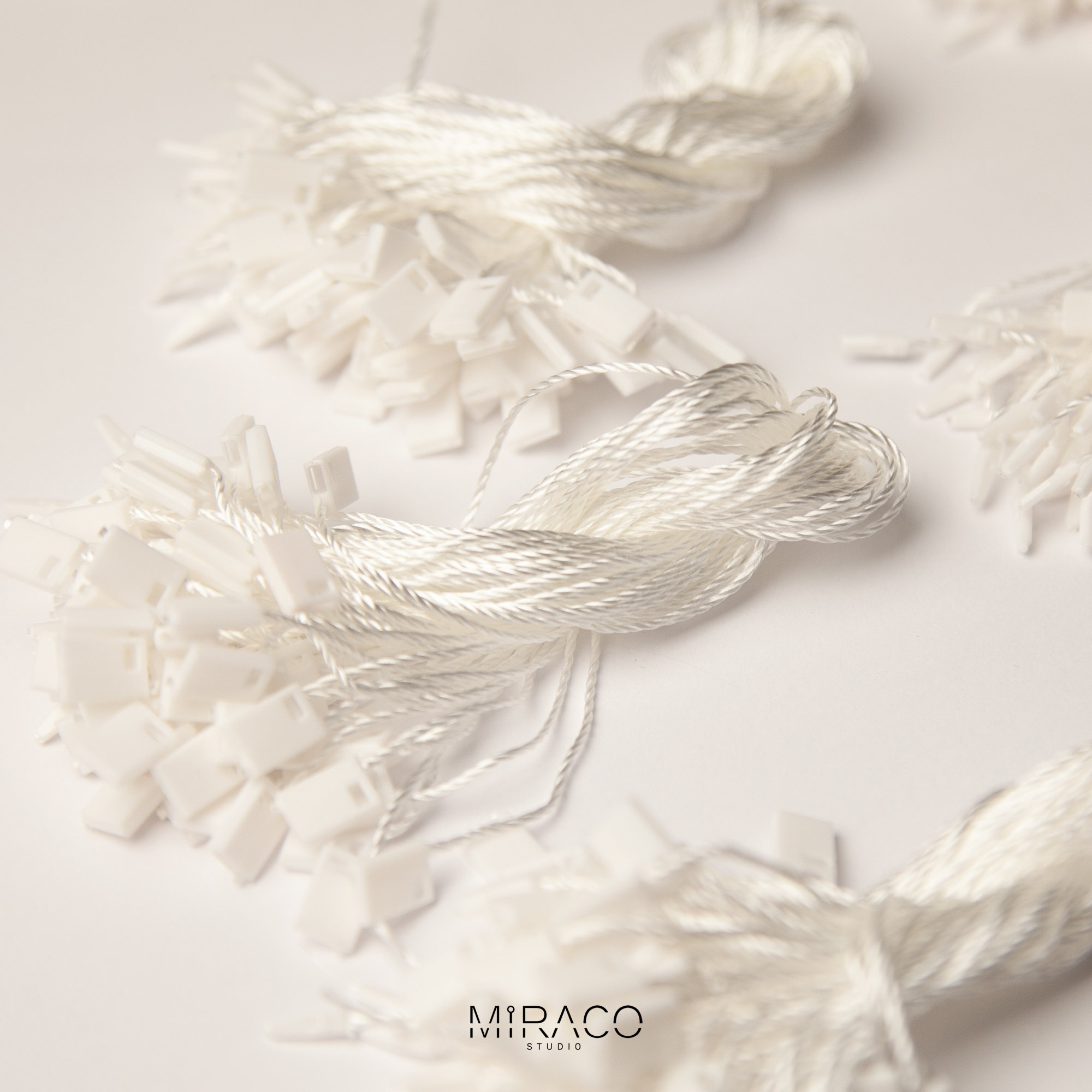 White Nylon String, Hang Tag Strings, Secure Attachments for Clothes ...