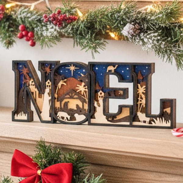 Noel Sign - Etsy