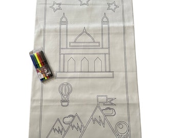 Color Your Own Prayer Mat Kit - Etsy