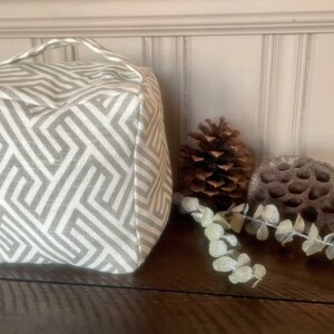 Cube Door Stop; Fillable Modern Door Stopper; Soft Square Modern Door ...