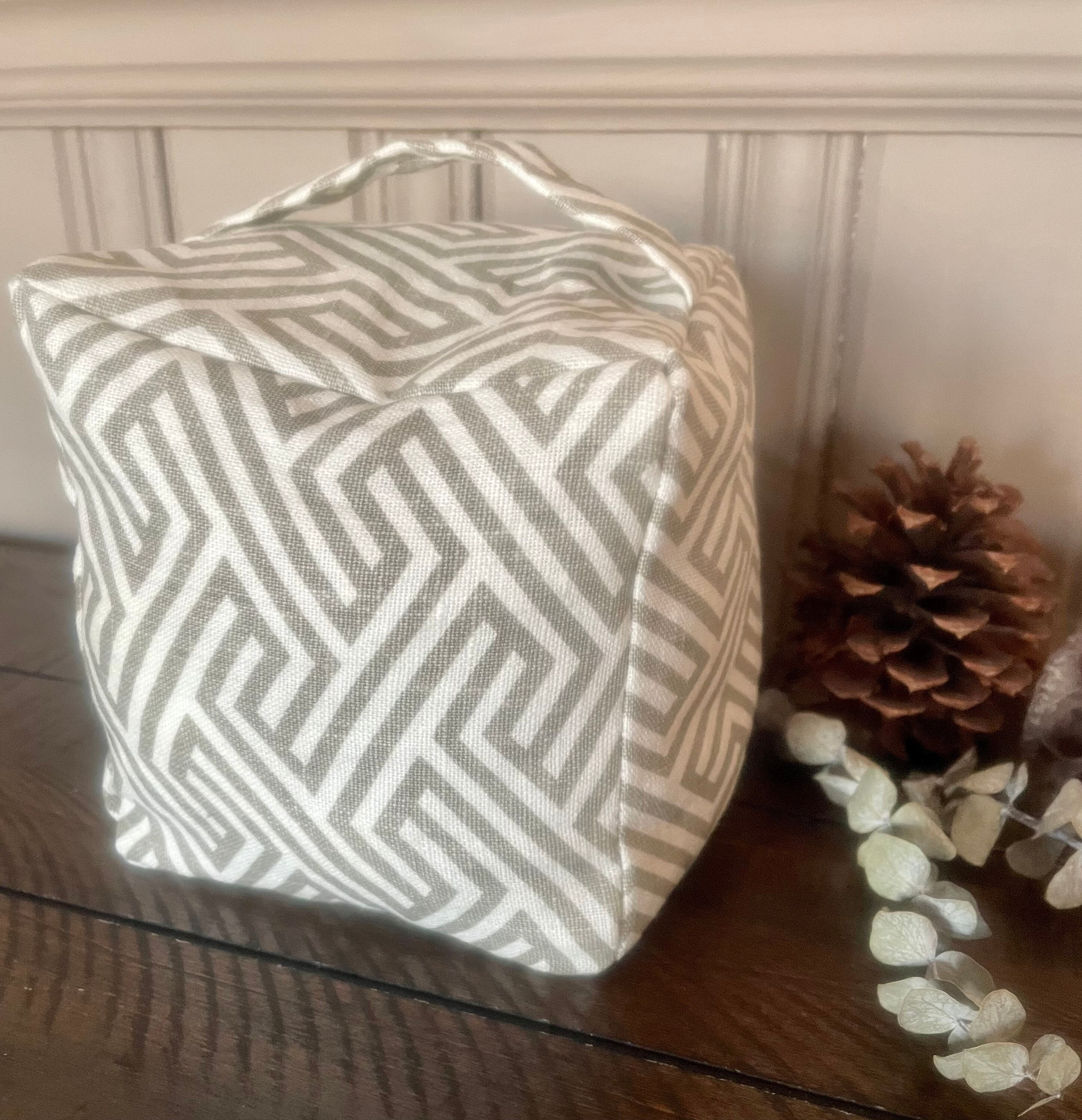 Cube Door Stop; Fillable Modern Door Stopper; Soft Square Modern Door ...