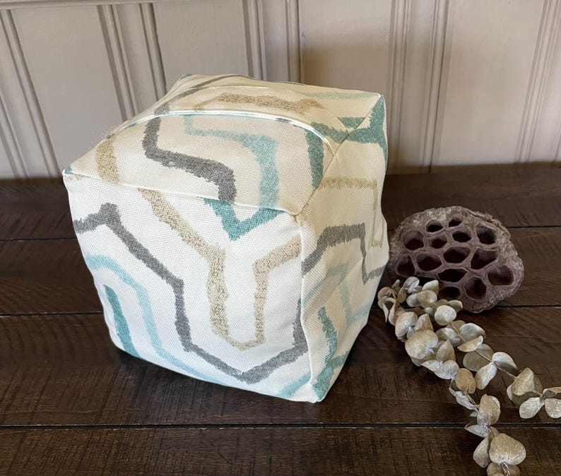 Cube Door Stop; Fillable Modern Door Stopper; Soft Square Modern Door ...