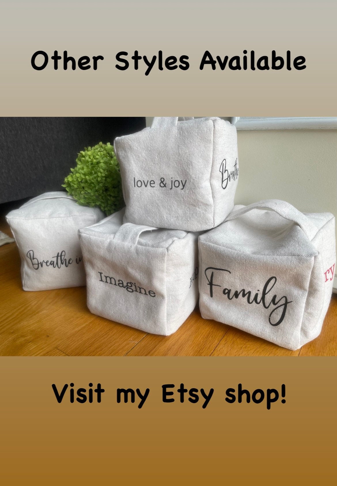 Cube Door Stop Fillable Modern Door Stopper Soft Square Door Stop Ivory ...