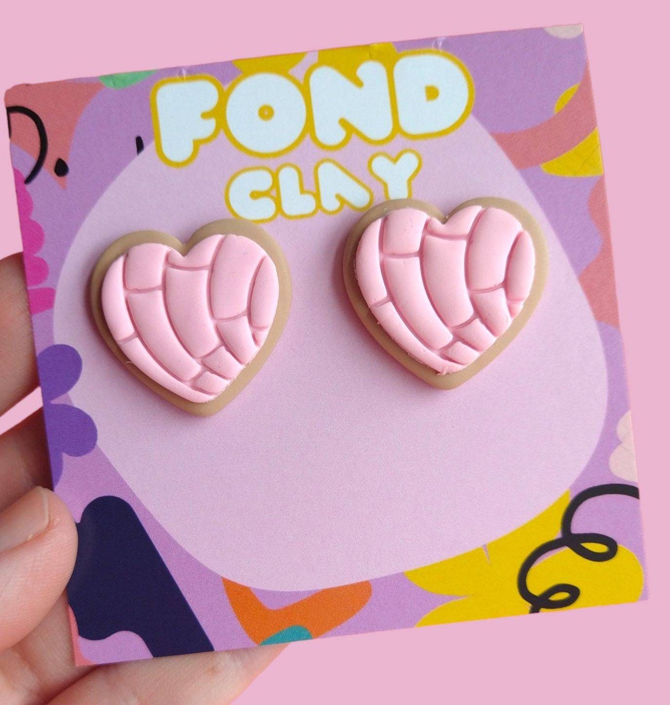 Pink Concha Hearts - Etsy