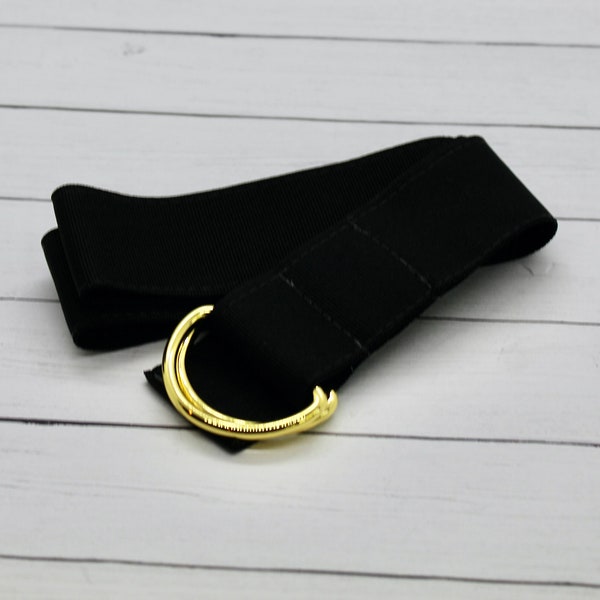 Black Ribbon Belt - Etsy