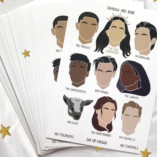 Shadow and Bone Bookmarks Handmade Wood Bookmark | Etsy