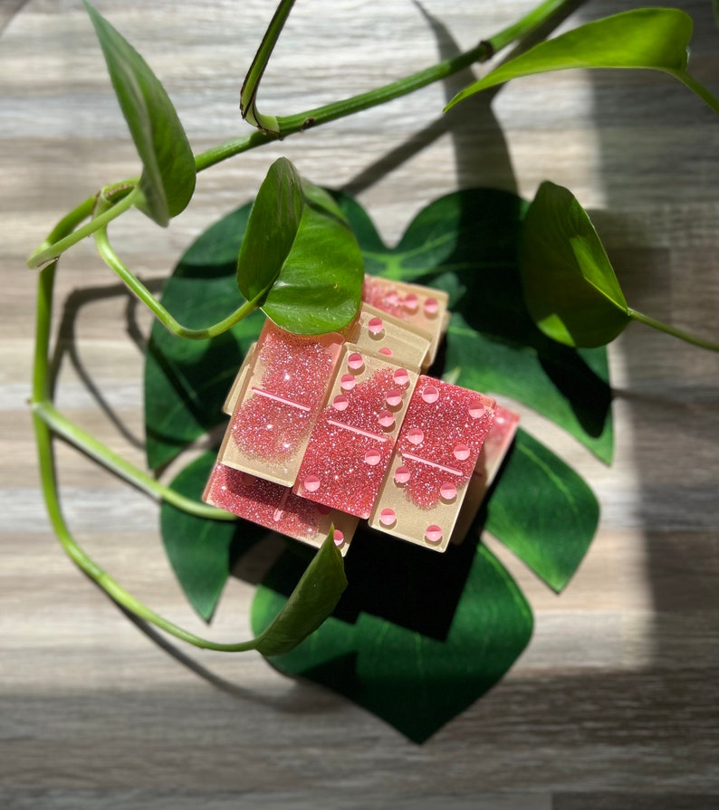 Domino Set set of 28 basic Colors and Glitter - Etsy