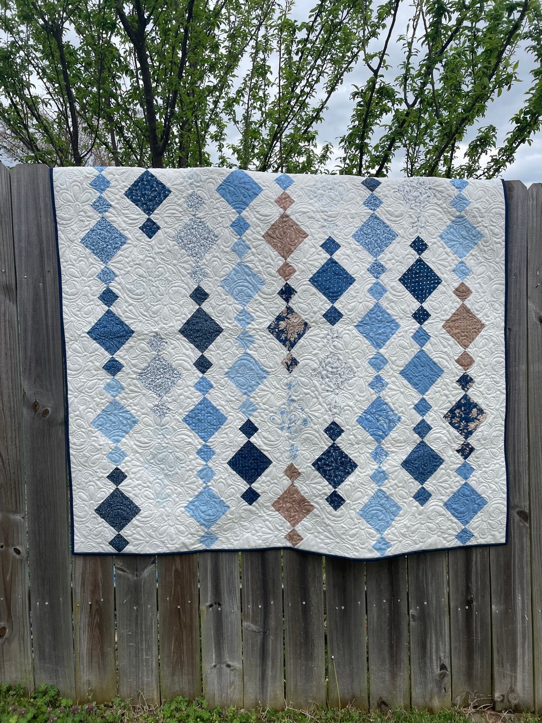 Handmade Patchwork Quilt Squares Winter Theme/snowpeople - Etsy