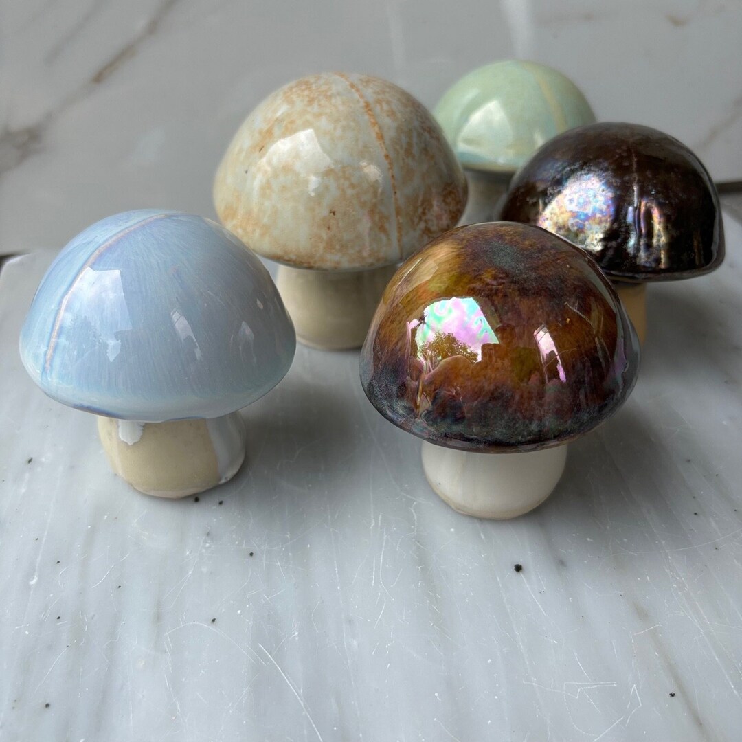 Handmade Ceramic Garden Mushroom Fungus Cottage Core - Etsy