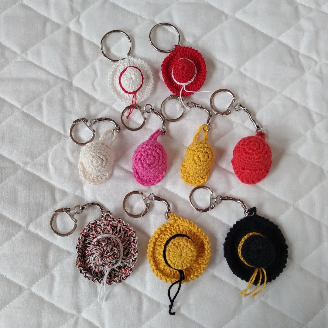 Hat or Cap Shaped Key Ring - Etsy