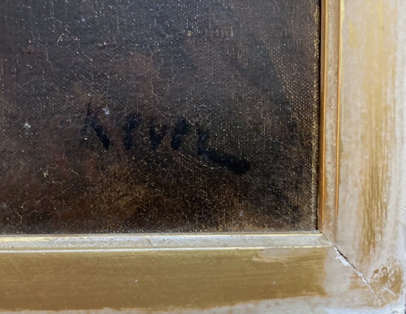 Antique Oil Painting Jacobus Simon Hendrick Kever / Dutch 1854-1922 ...