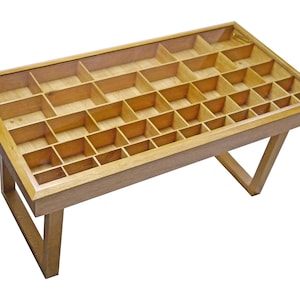 Oak Display Case Coffee Table - Etsy