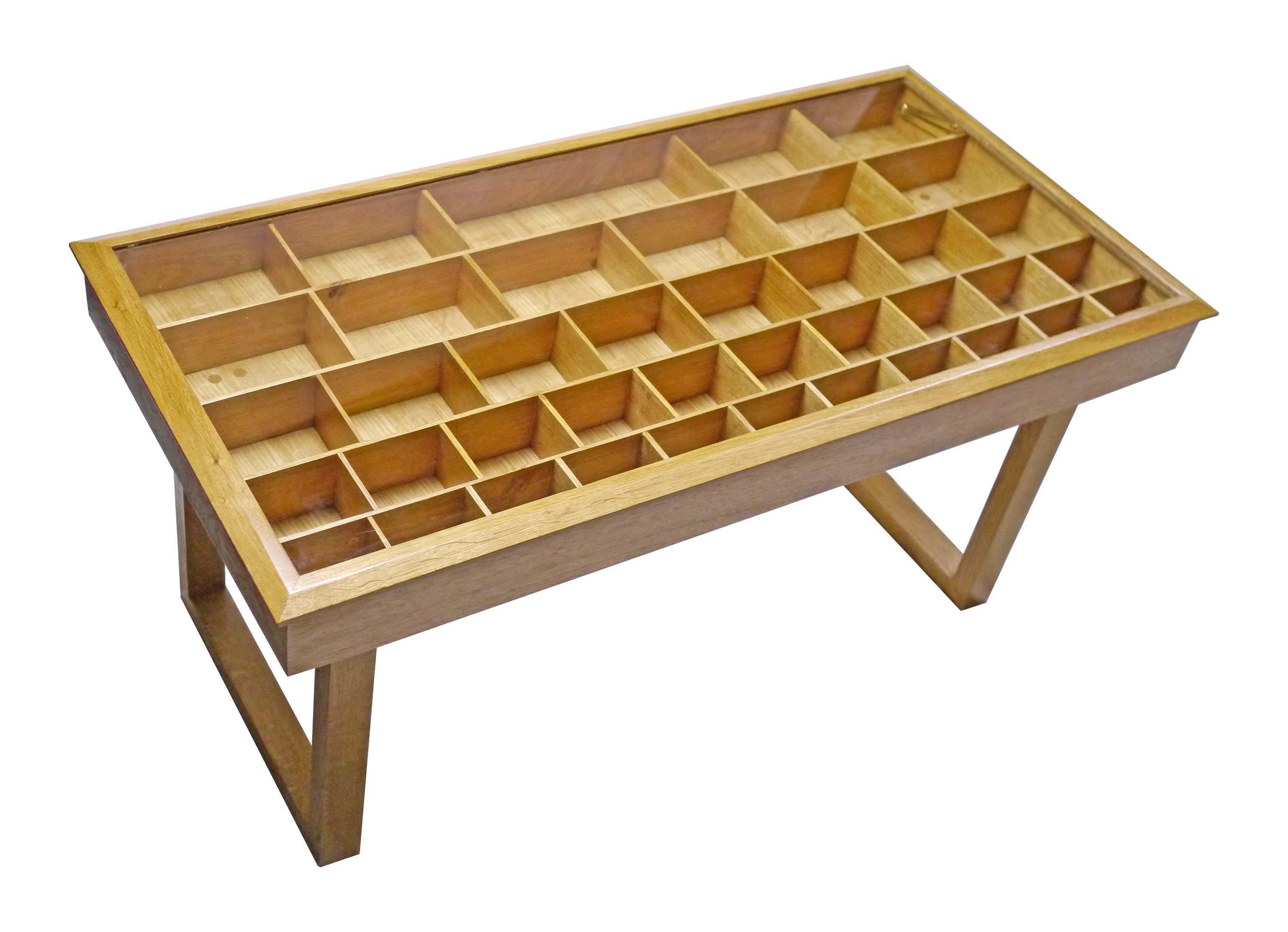 Oak Display Case Coffee Table - Etsy UK