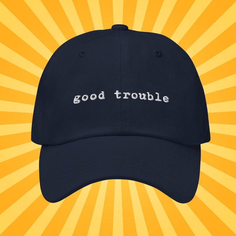 Good Trouble Embroidered - Etsy