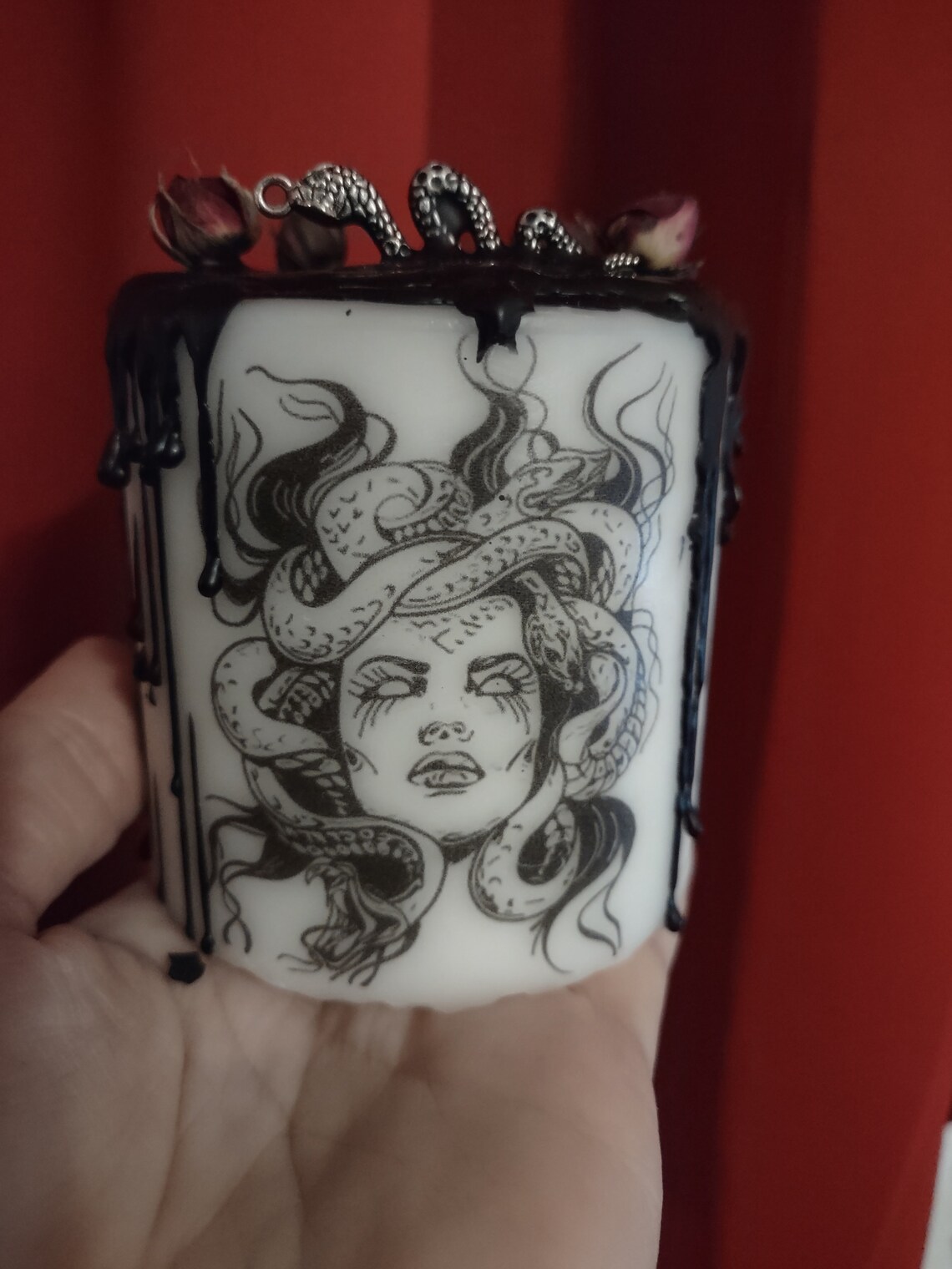 Medusa Candle Medusa Altar Offerings for Medusa Medusa - Etsy